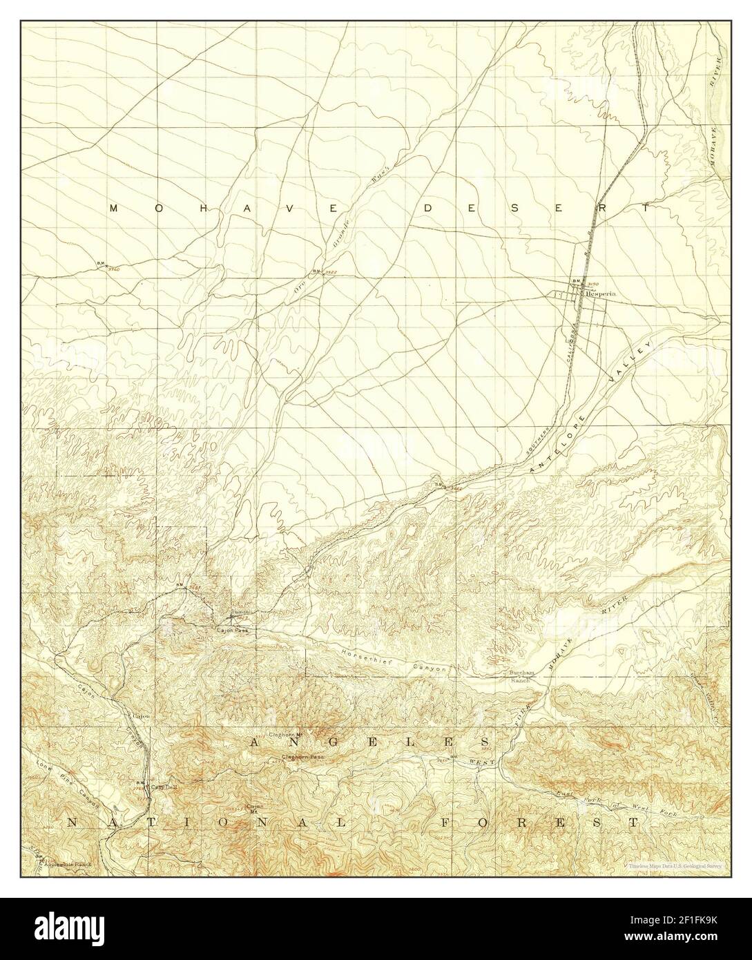 Map of hesperia hi-res stock photography and images - Alamy