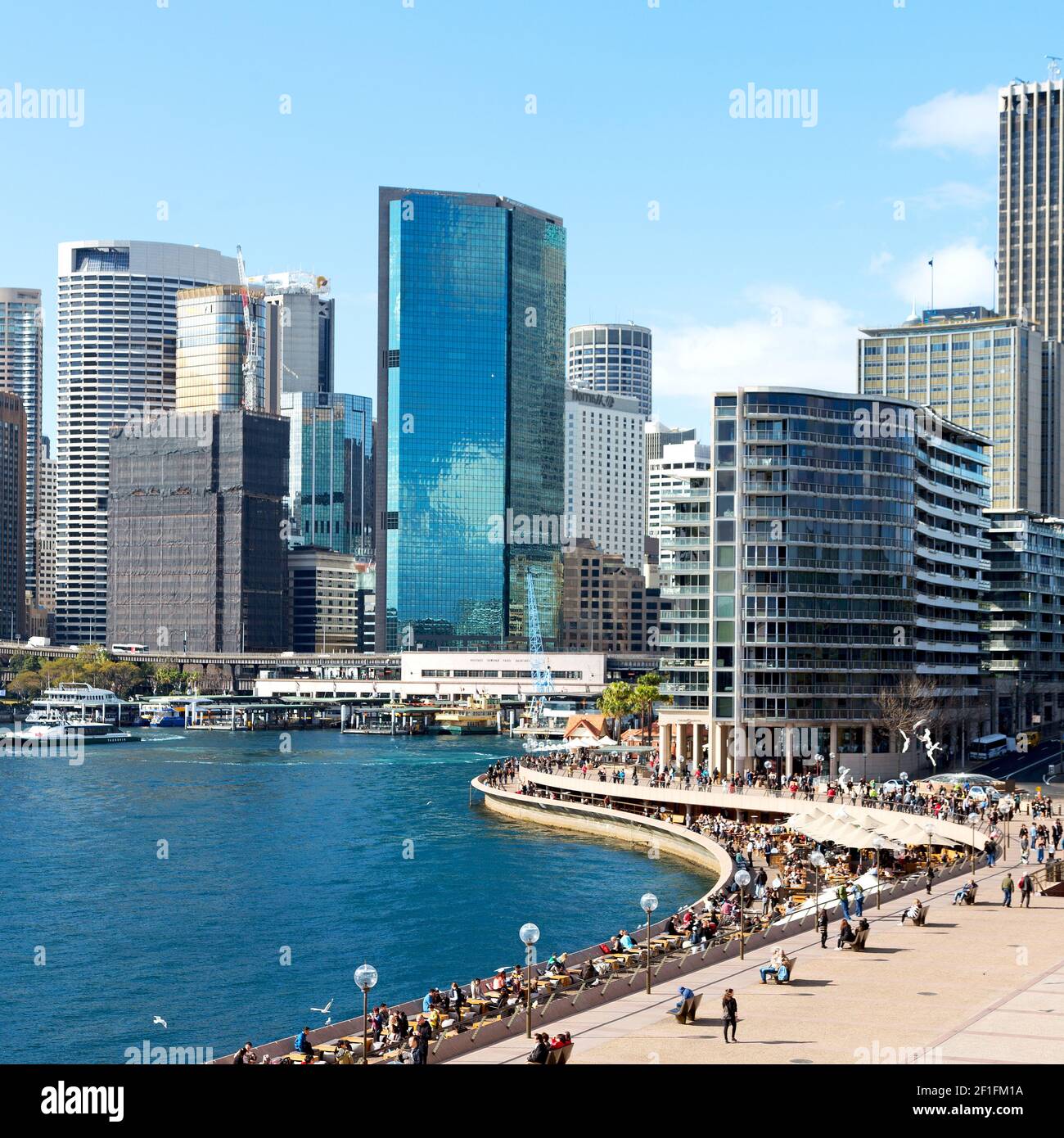 The view from the bay skyscraper and house Stock Photo - Alamy