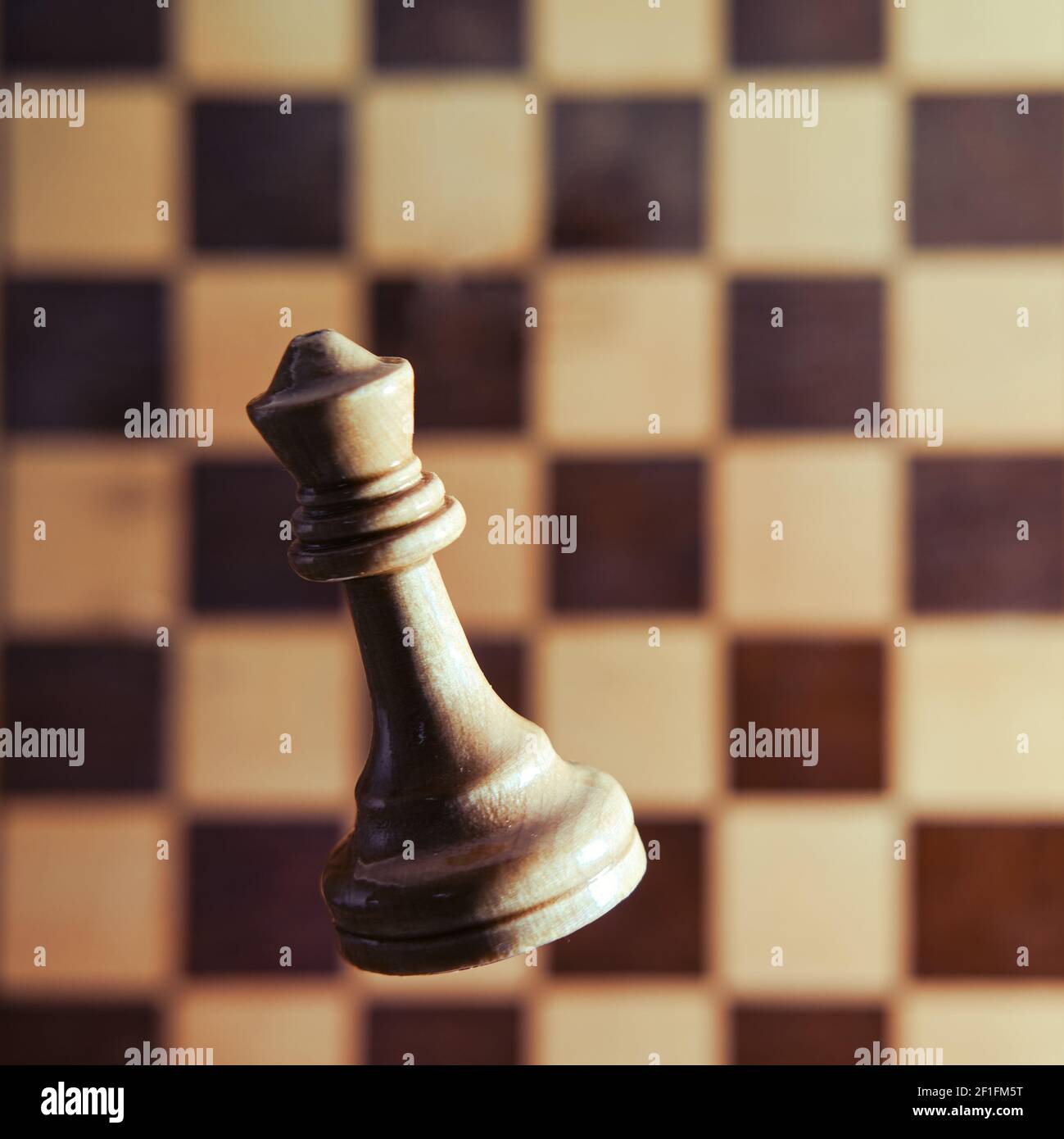 Queen on the chess board alone hi-res stock photography and images - Alamy