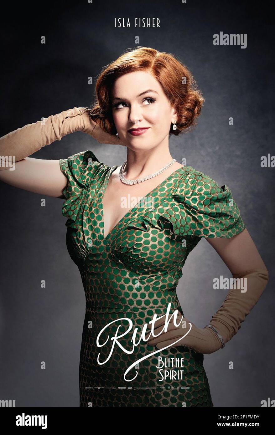 BLITHE SPIRIT, character poster, Isla Fisher, 2020. © IFC Films ...