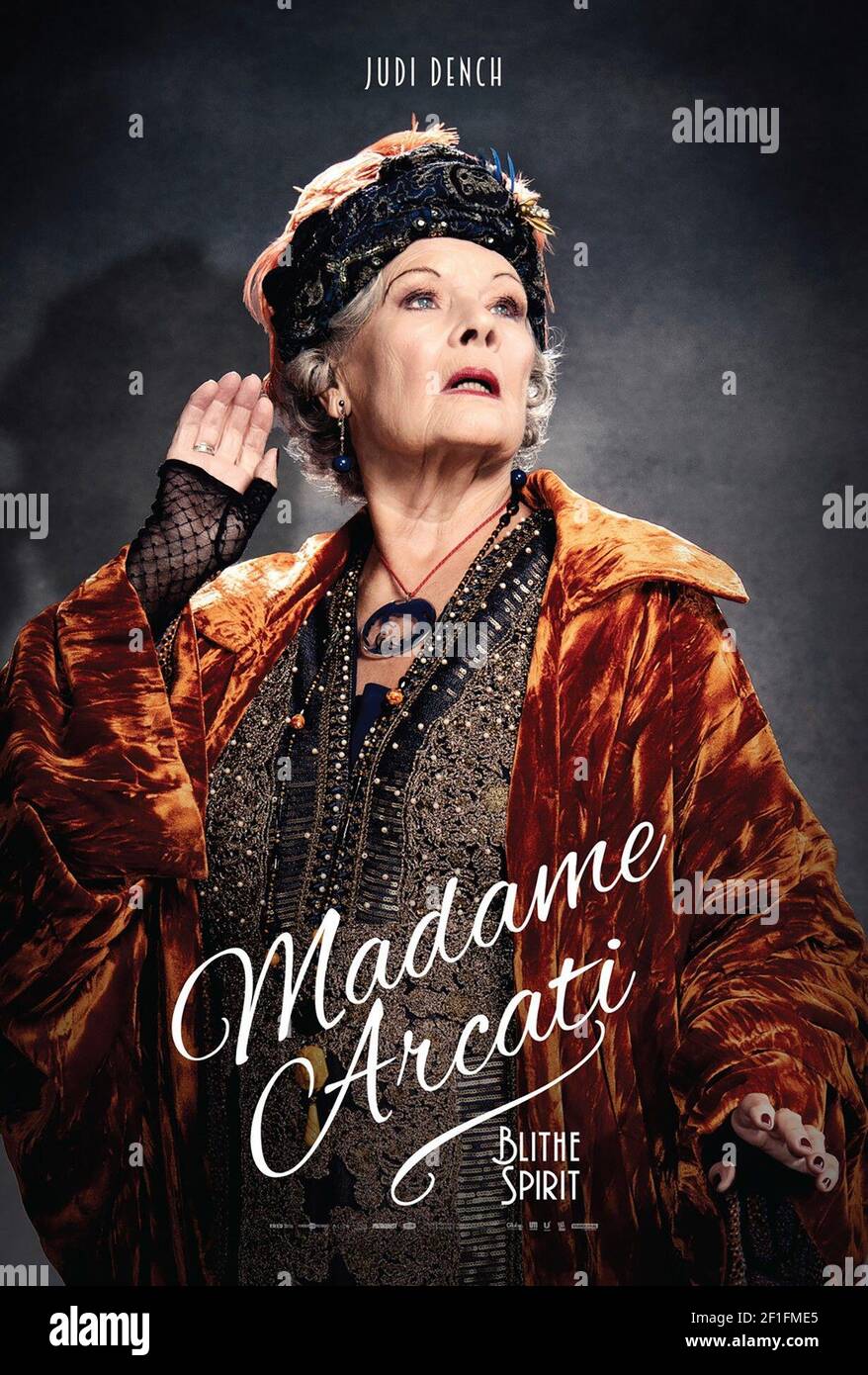 BLITHE SPIRIT, character poster, Judi Dench, 2020. © IFC Films ...