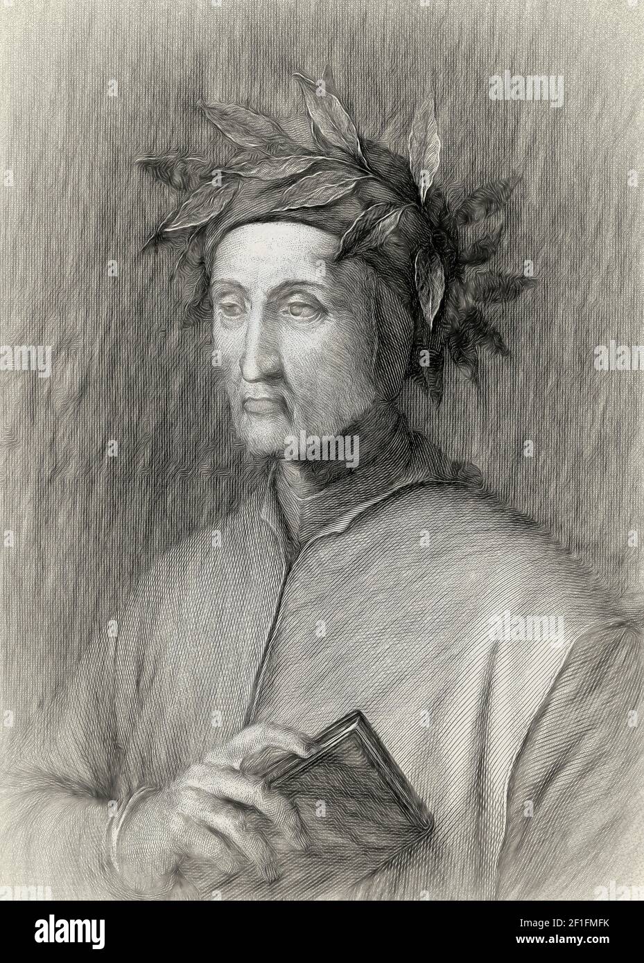 Dante Alighieri, 1265 - 1321, Italian poet and philosopher Stock Photo ...
