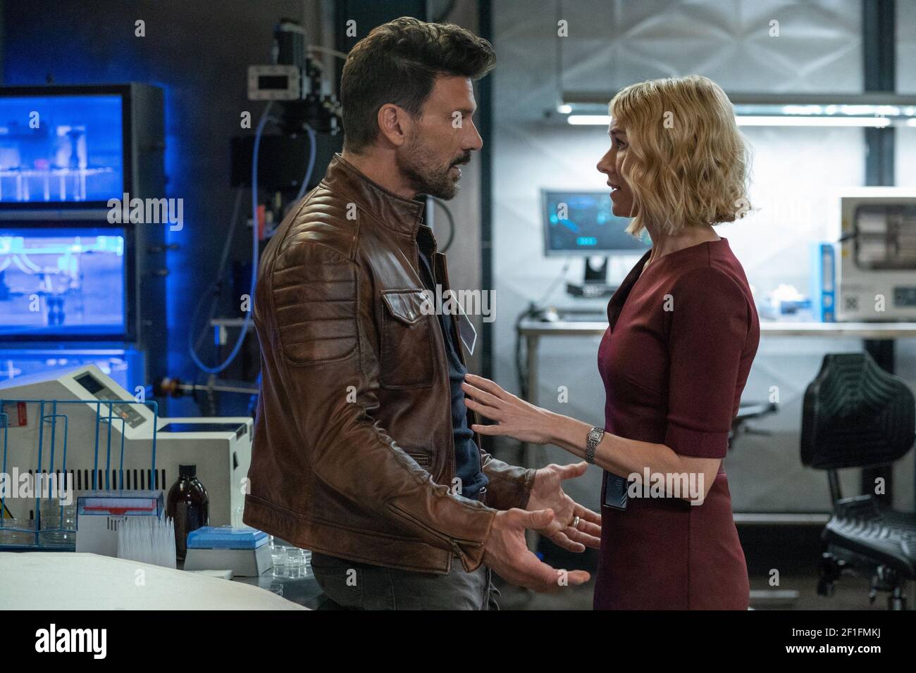 Boss Level From Left Frank Grillo Naomi Watts 2021 © Hulu