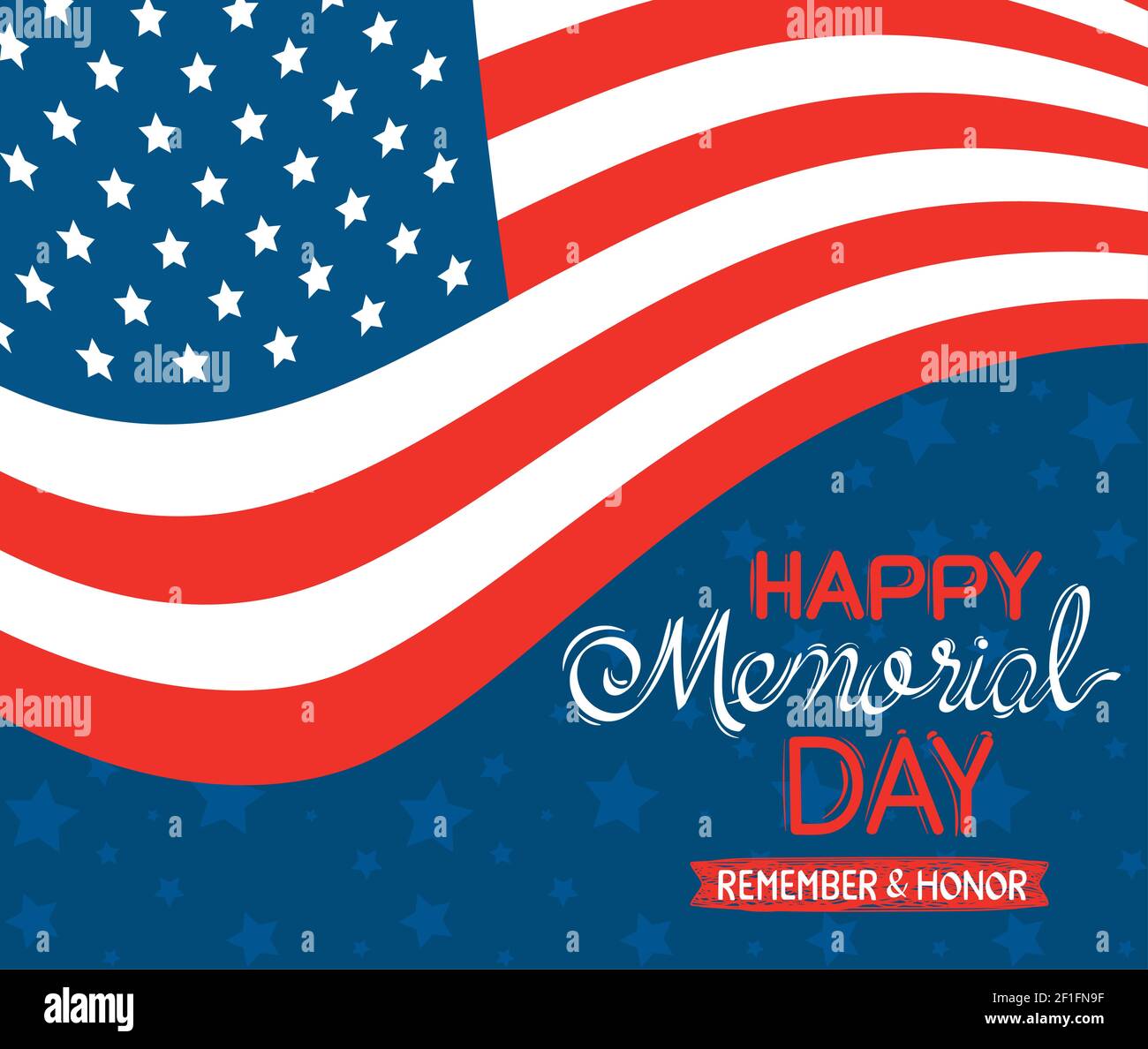 memorial day flag Stock Vector Image & Art - Alamy