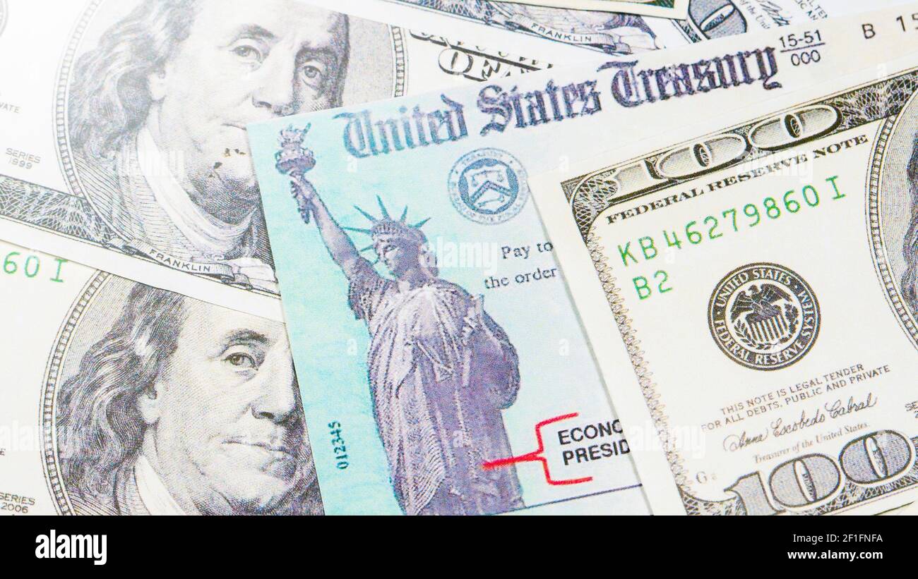 Treasury check hi-res stock photography and images - Alamy