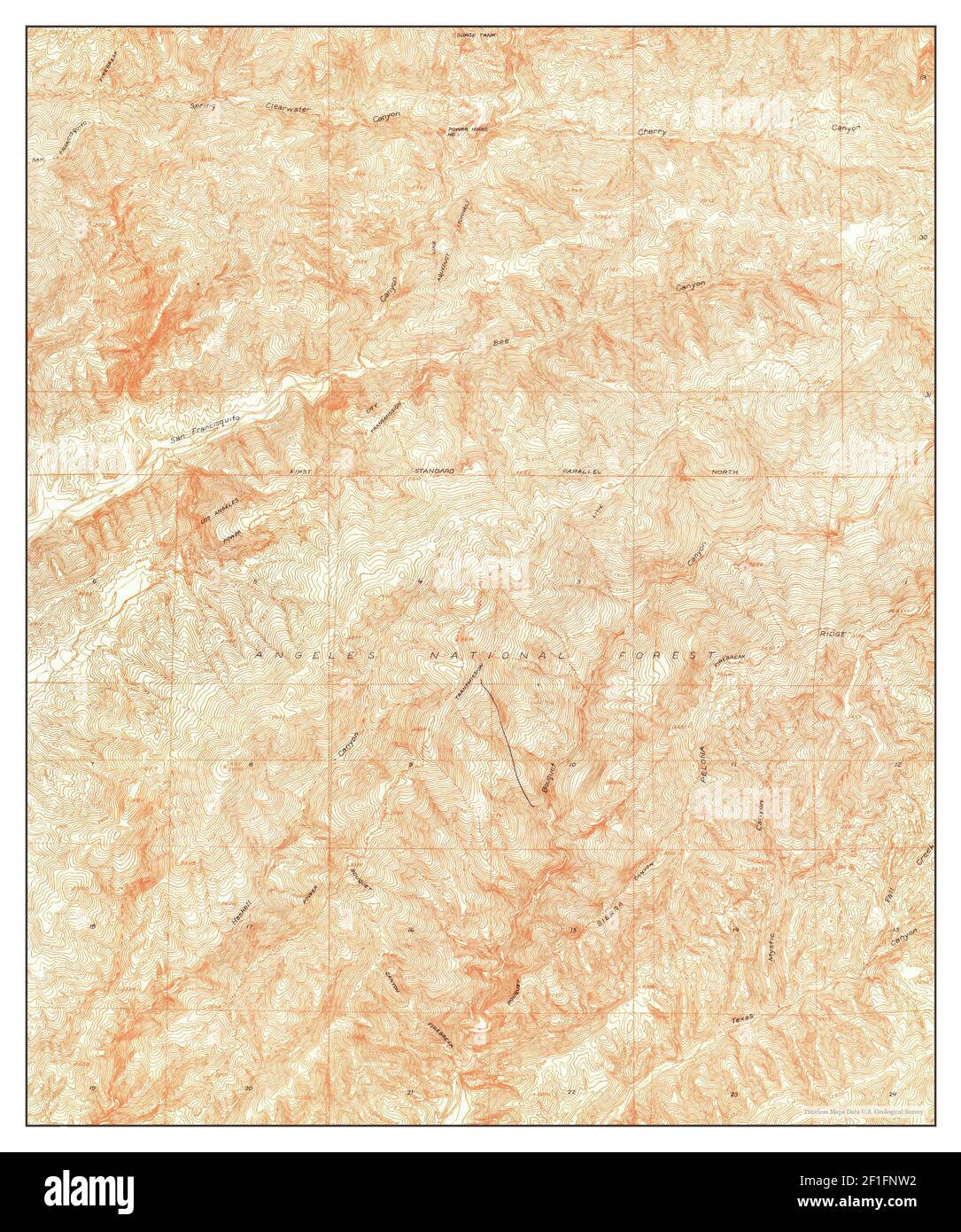 La Brun, California, map 1932, 1:24000, United States of America by ...