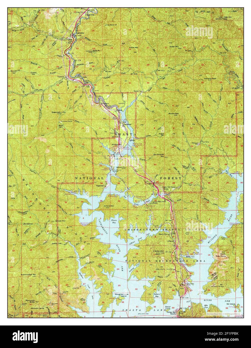 Lamoine, California, map 1969, 1:62500, United States of America by ...