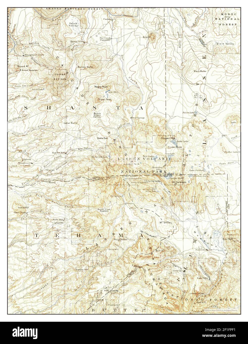 lassen county map