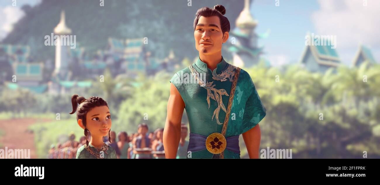 RAYA AND THE LAST DRAGON, from left: Raya (voice: Kelly Marie Tran ...
