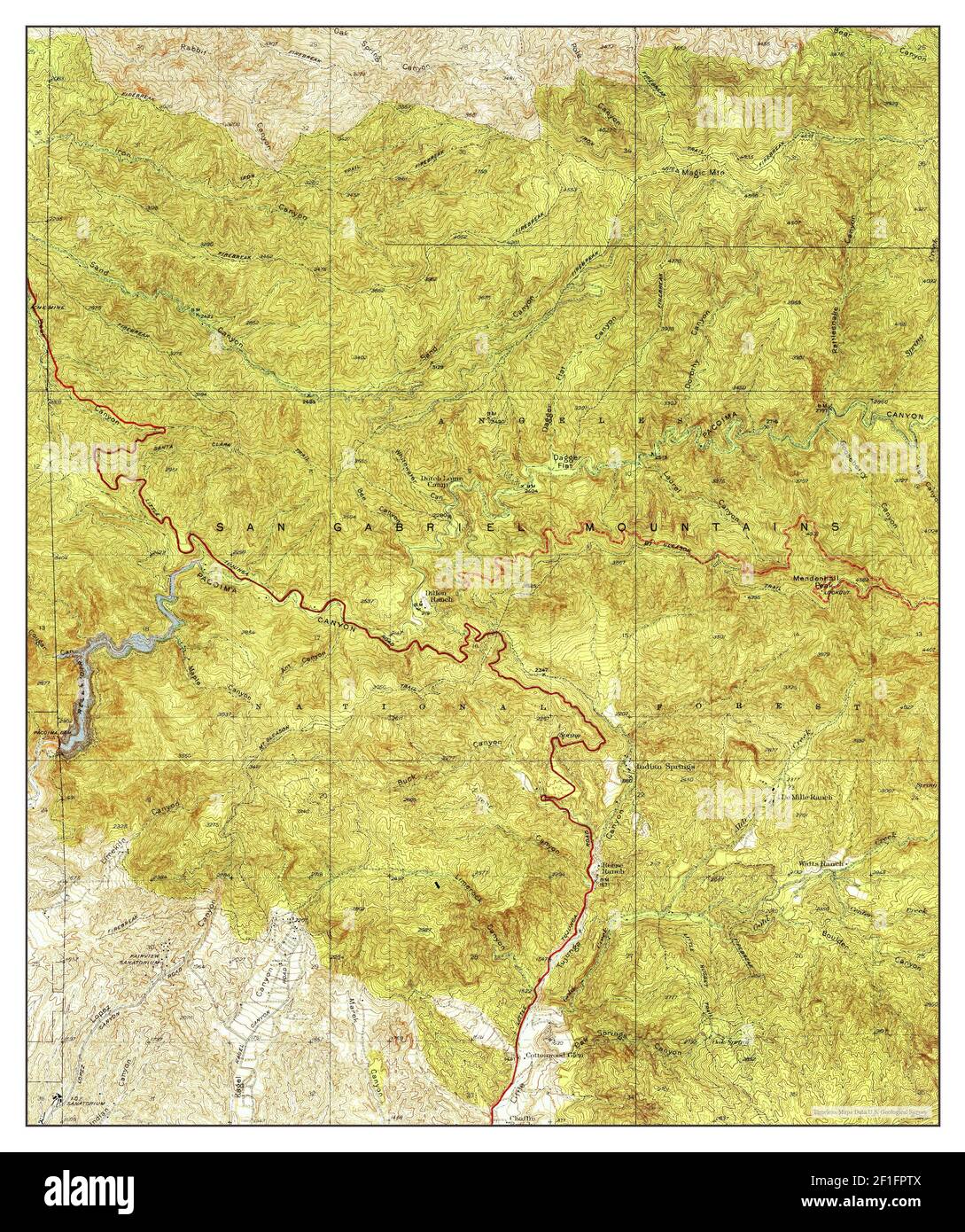 Little Tujunga, California, map 1939, 1:24000, United States of America ...