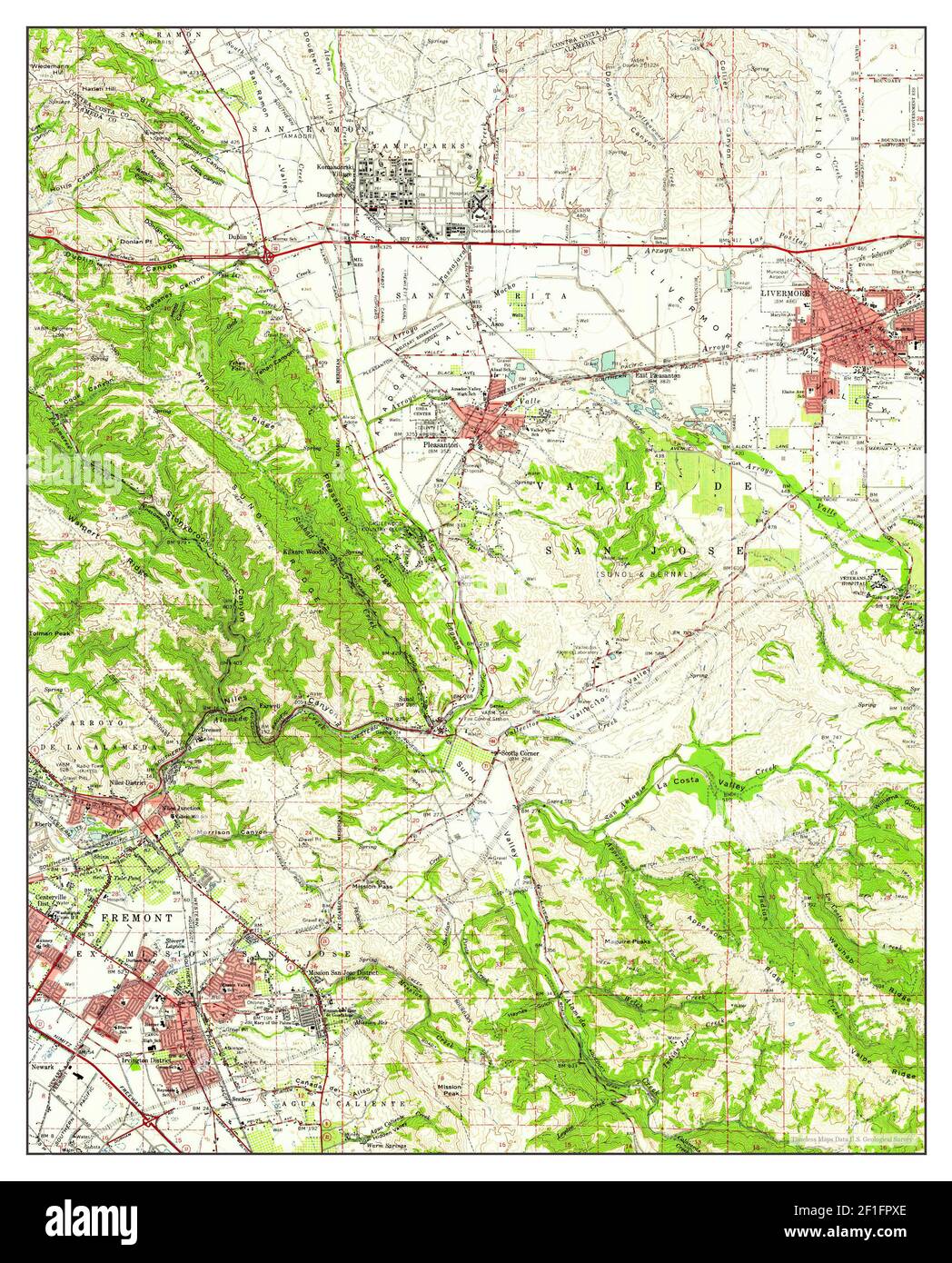 Map of livermore hi-res stock photography and images - Alamy