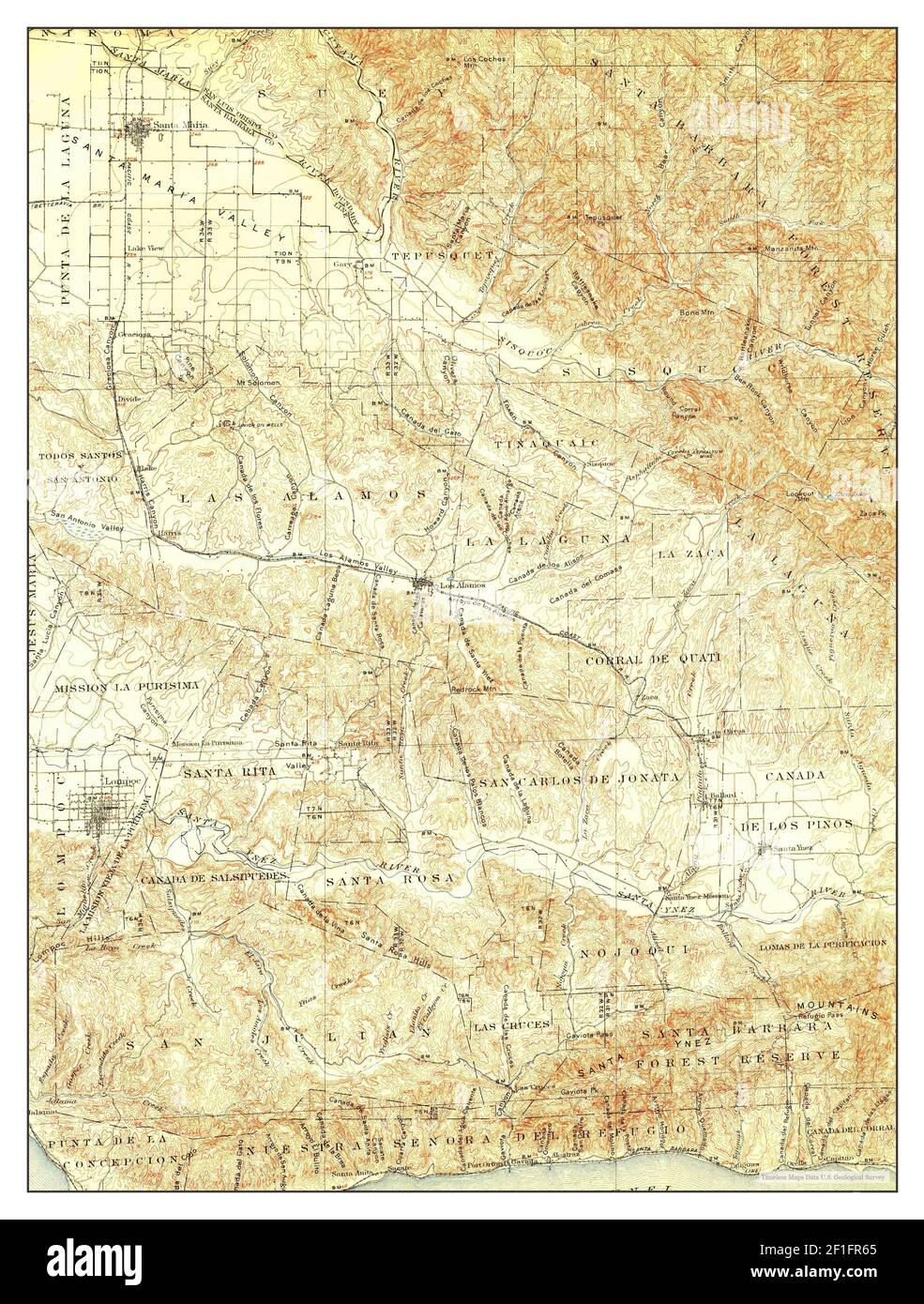 Lompoc california map hi-res stock photography and images - Alamy