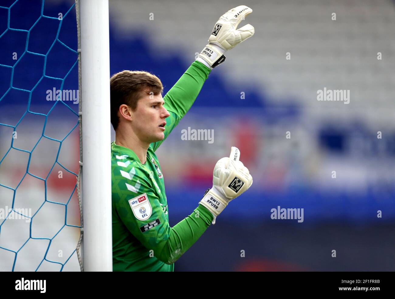 Coventry City goalkeeper Ben Wilson during the Sky Bet Championship ...