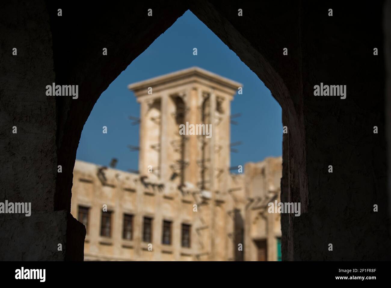Souq Waqif, Doha, Qatar, May,6,2019, Traditional Arabian building built ...