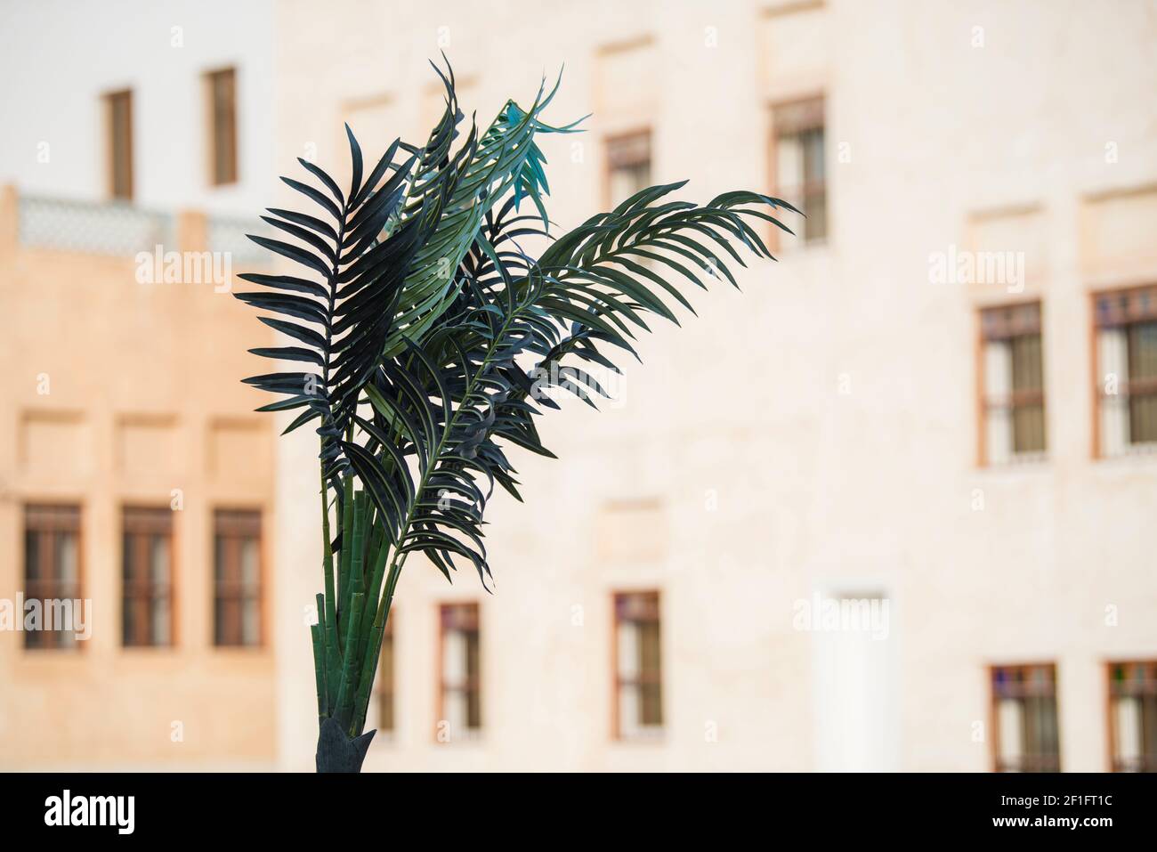 Souq Waqif, Doha, Qatar, May,6,2019, Traditional Arabian building built ...
