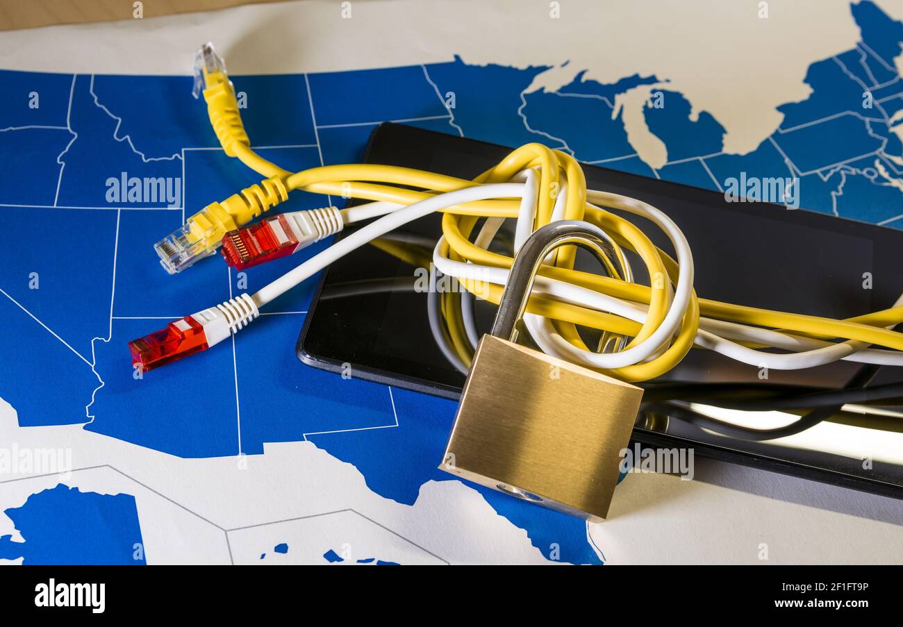 Internet cable map hi-res stock photography and images - Alamy