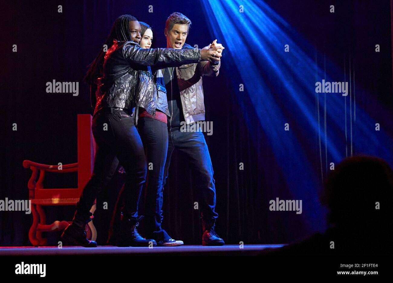 LEGACIES, from left: Chris Lee, Kaylee Bryant, Ben Levin, Salvatore ...