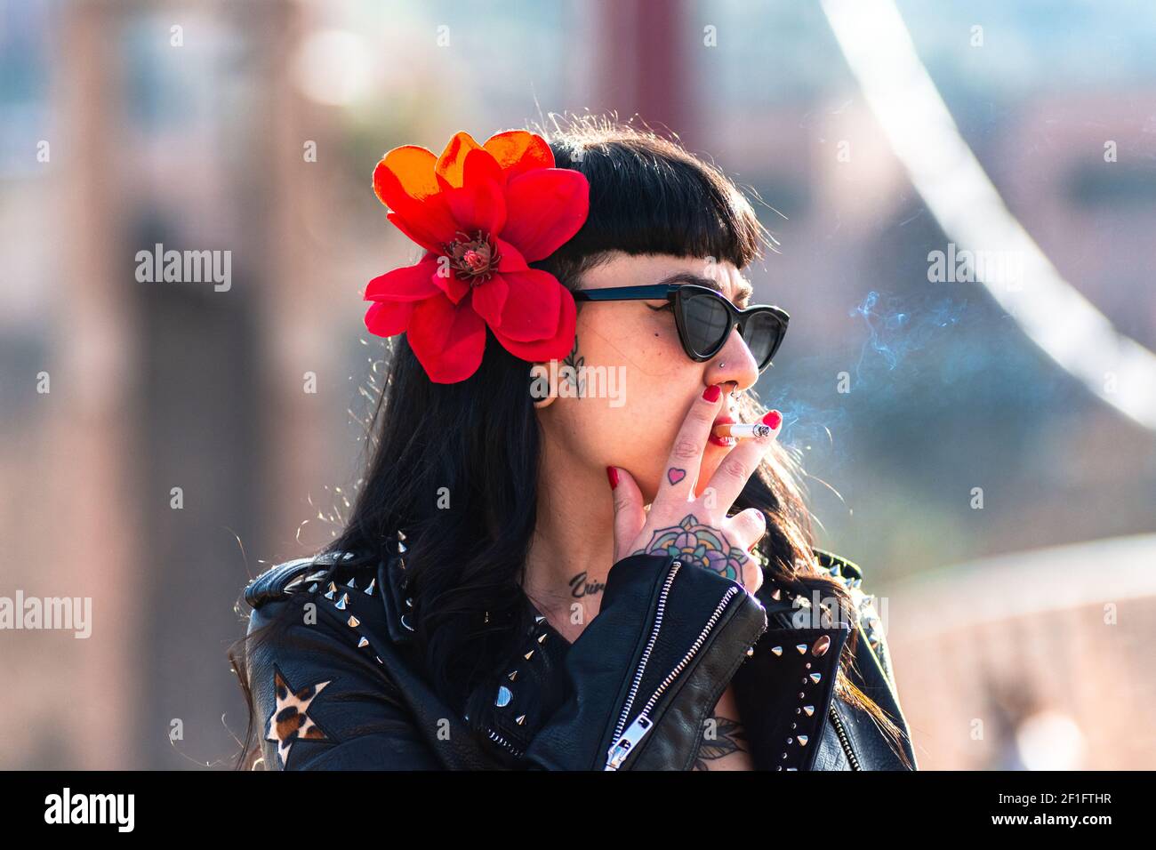 Walking While Smoking High Resolution Stock Photography and Images - Alamy