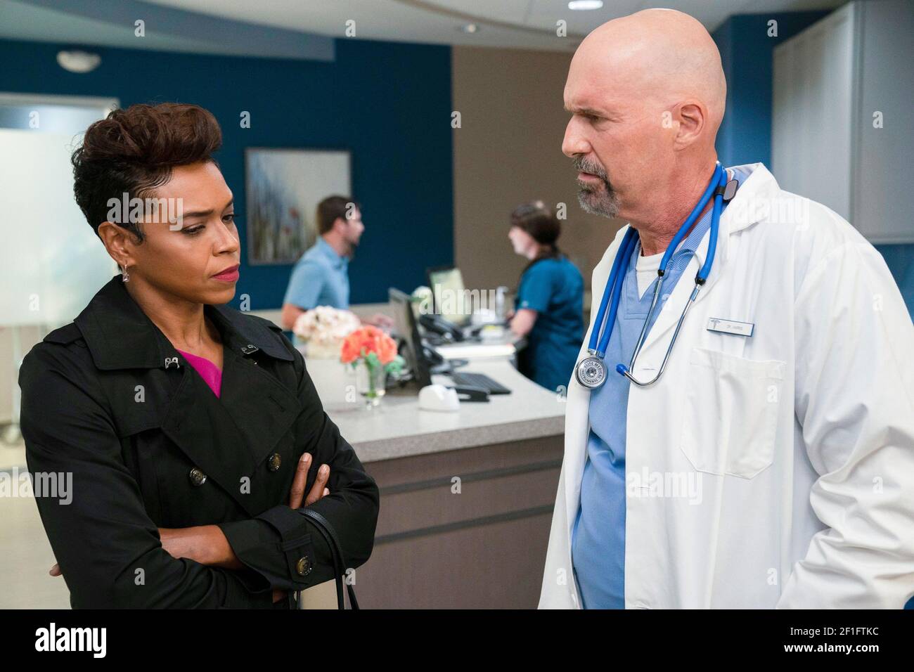 THE OVAL, (aka TYLER PERRY'S THE OVAL), from left: Gillian White, David Millstone, 'A Little ...