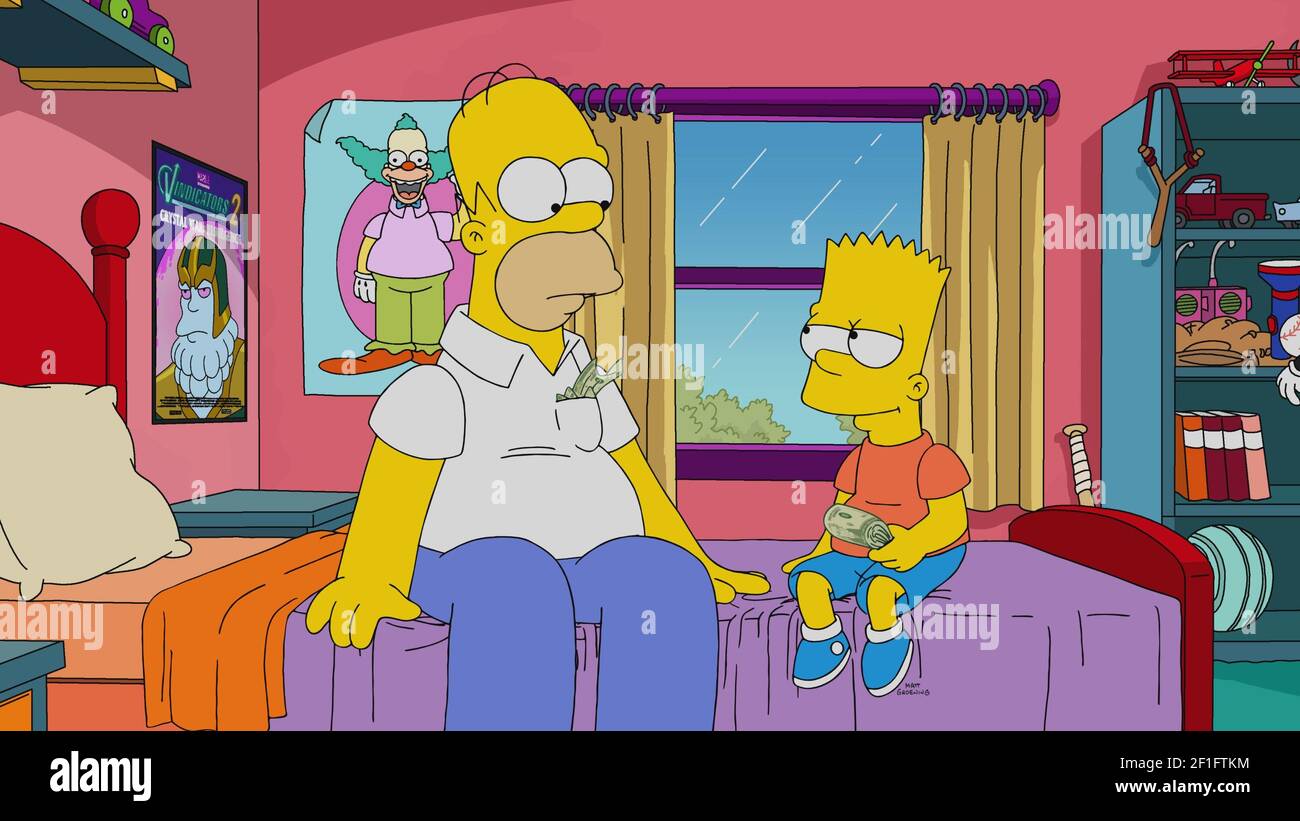 THE SIMPSONS, from left: Homer Simpson (voice: Dan Castellaneta), Bart ...