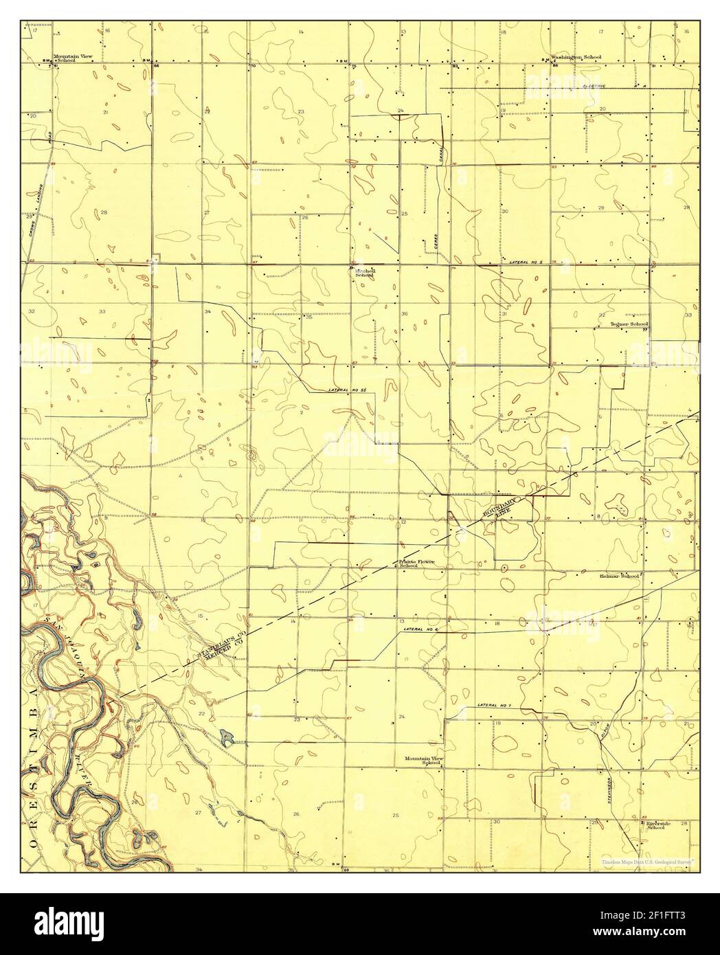 Mitchell map of california hi-res stock photography and images - Alamy