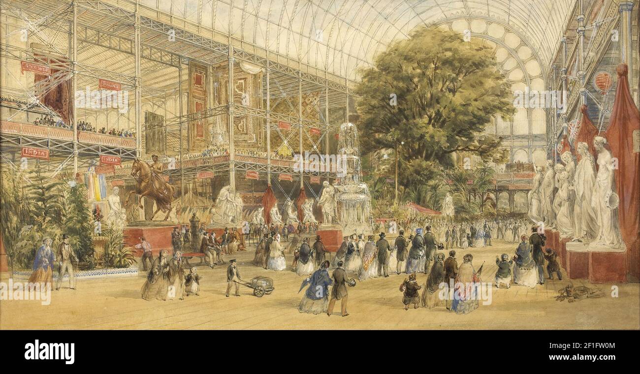 Thomas Abel Prior - Queen Victoria opening the 1851 Universal ...