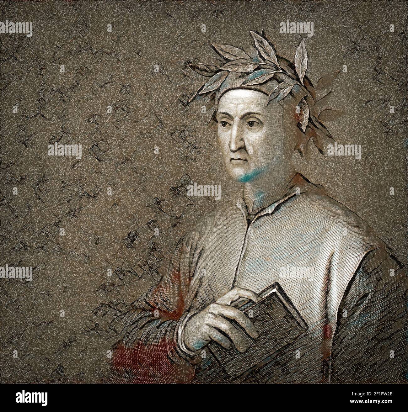 Dante Alighieri, 1265 - 1321, Italian poet and philosopher Stock Photo ...