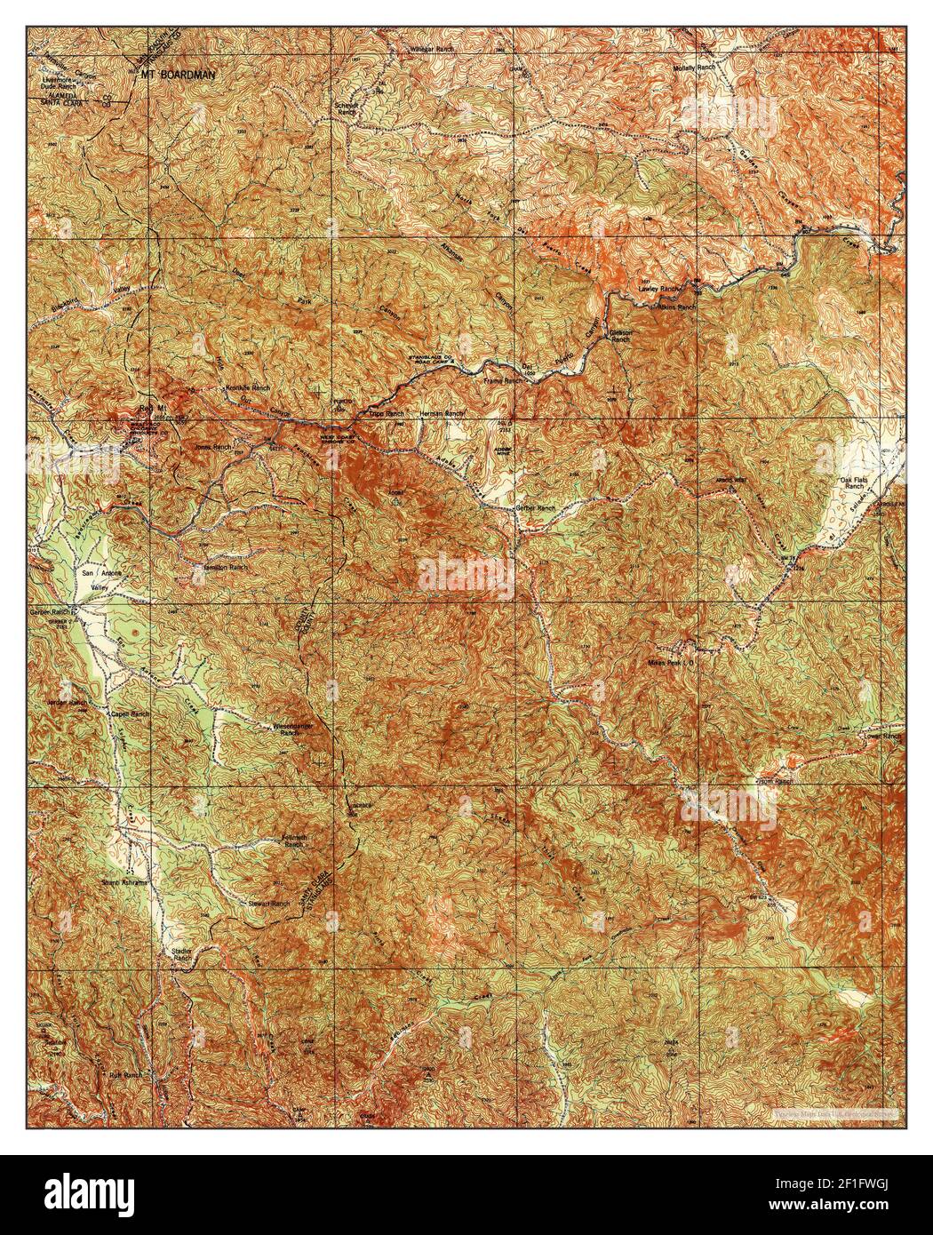 Boardman map hi-res stock photography and images - Alamy