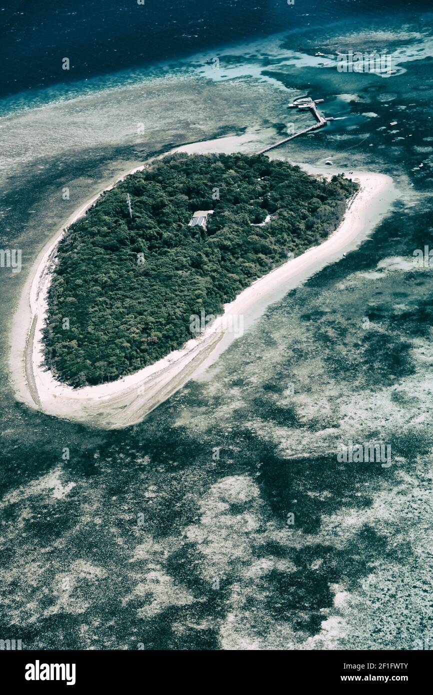 The great reef from the high Stock Photo - Alamy