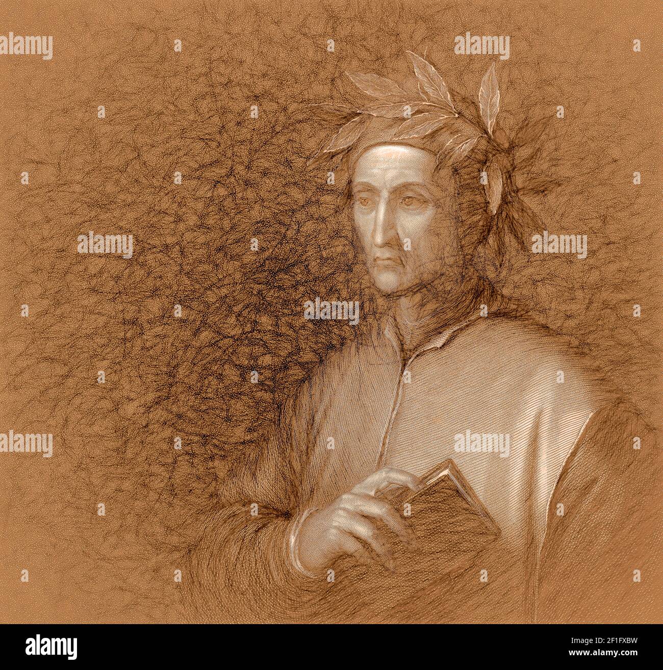 Dante Alighieri, 1265 - 1321, Italian poet and philosopher Stock Photo ...
