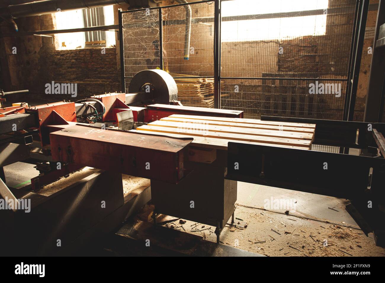 Production line of the wooden furniture factory Stock Photo - Alamy