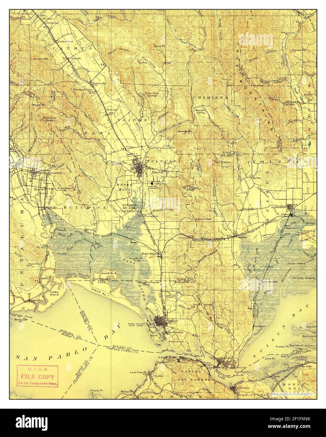 Napa county map hi-res stock photography and images - Alamy