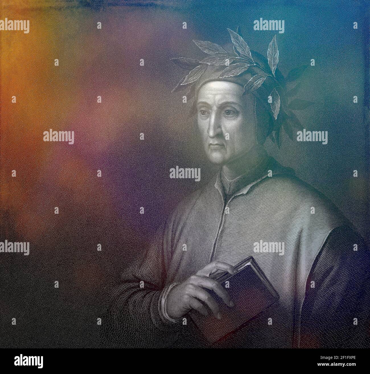 Dante Alighieri, 1265 - 1321, Italian poet and philosopher Stock Photo ...