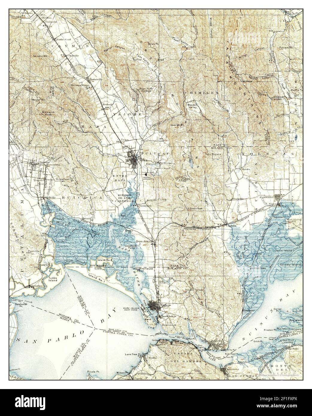 Napa county map hi-res stock photography and images - Alamy