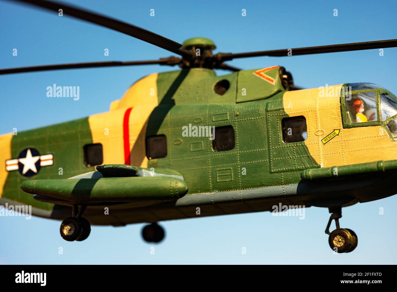 Sikorsky HH-3E Jolly Green Giant model helicopter Stock Photo - Alamy