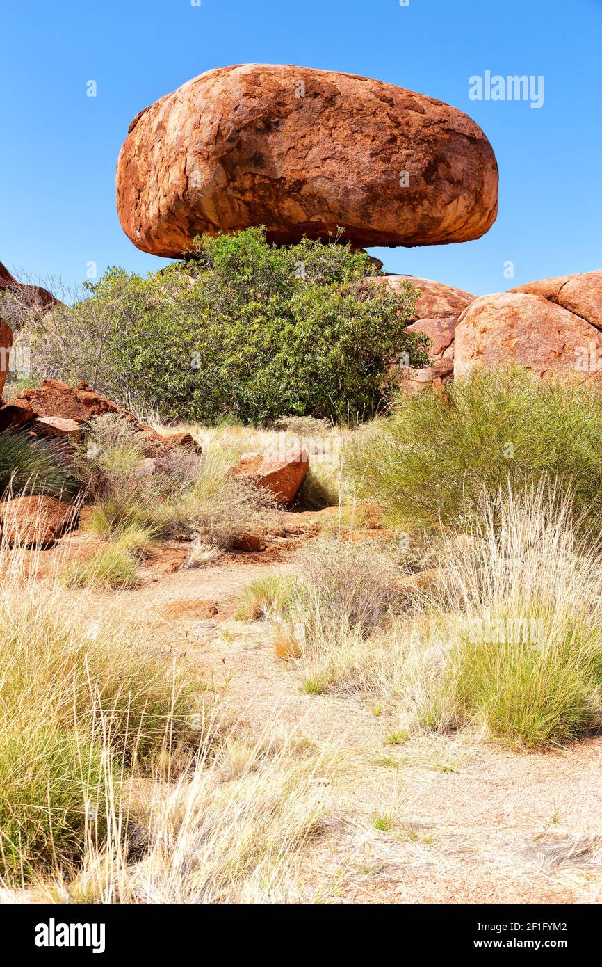 In australia the rocks of devil marble Stock Photo - Alamy