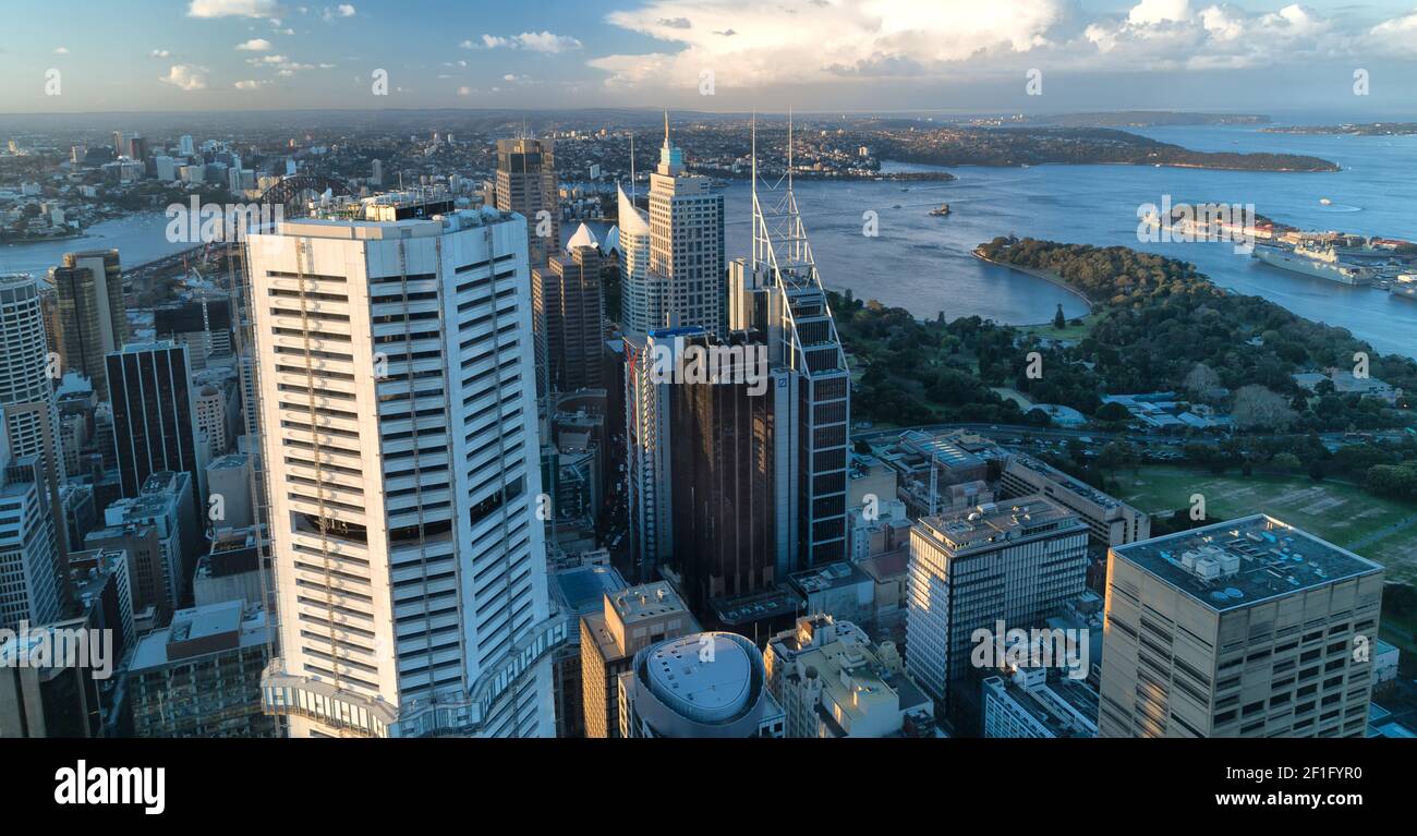 AUSTRALIA,SYDNEY-CIRCA AUGUST 2017-the view from the window of a ...