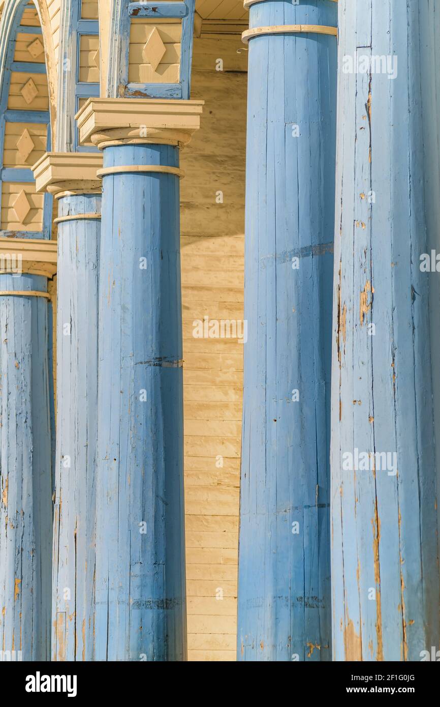 Chonchi Chruch, Chiloe, Chile Stock Photo - Alamy