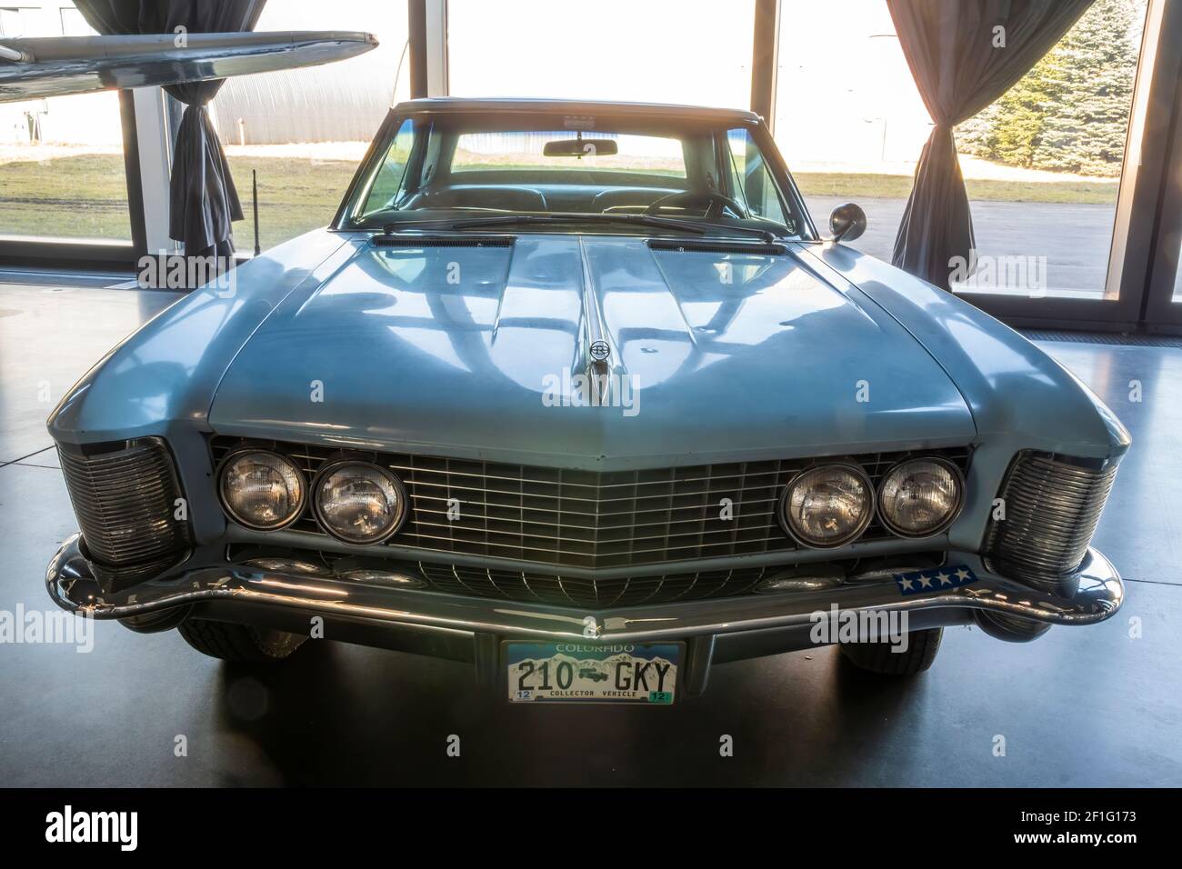 The interior of the museum hall and Buick Riviera (1964) - Polish ...
