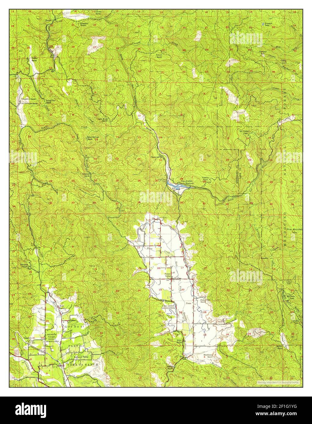 Pomo, California, map 1943, 1:62500, United States of America by ...