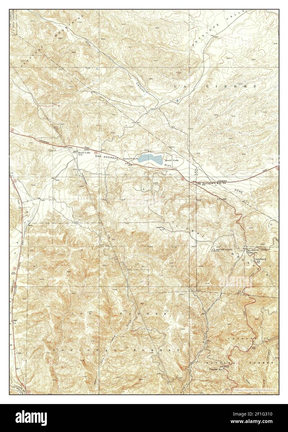Quail, California, map 1938, 1:24000, United States of America by ...