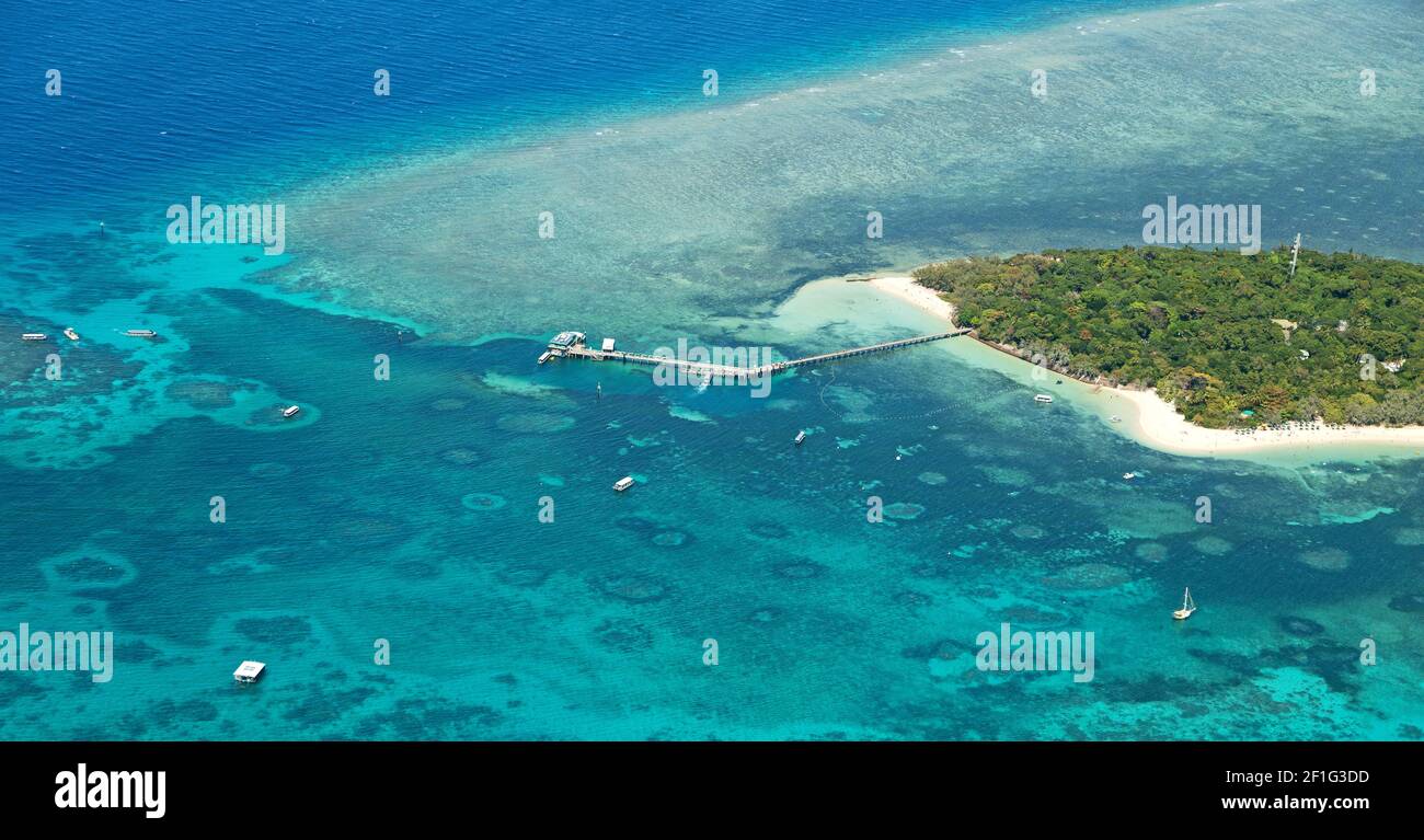 The great reef from the high Stock Photo - Alamy