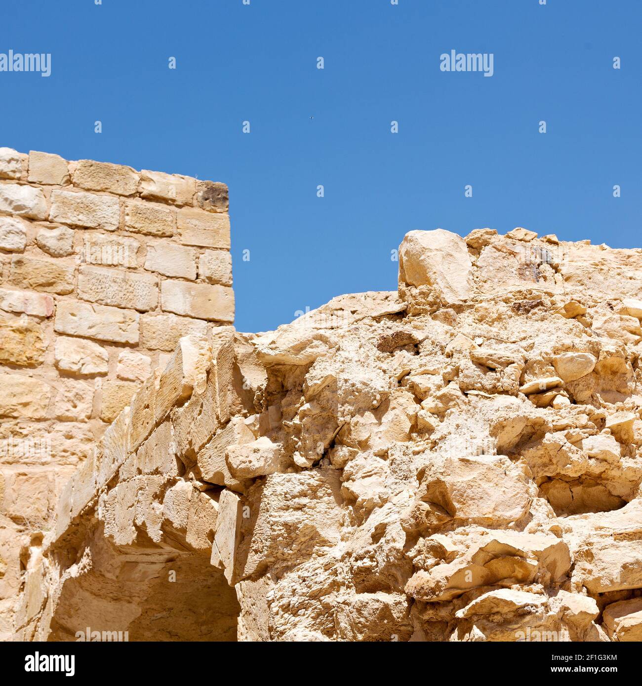 The old caste and his ruins in the sky Stock Photo - Alamy