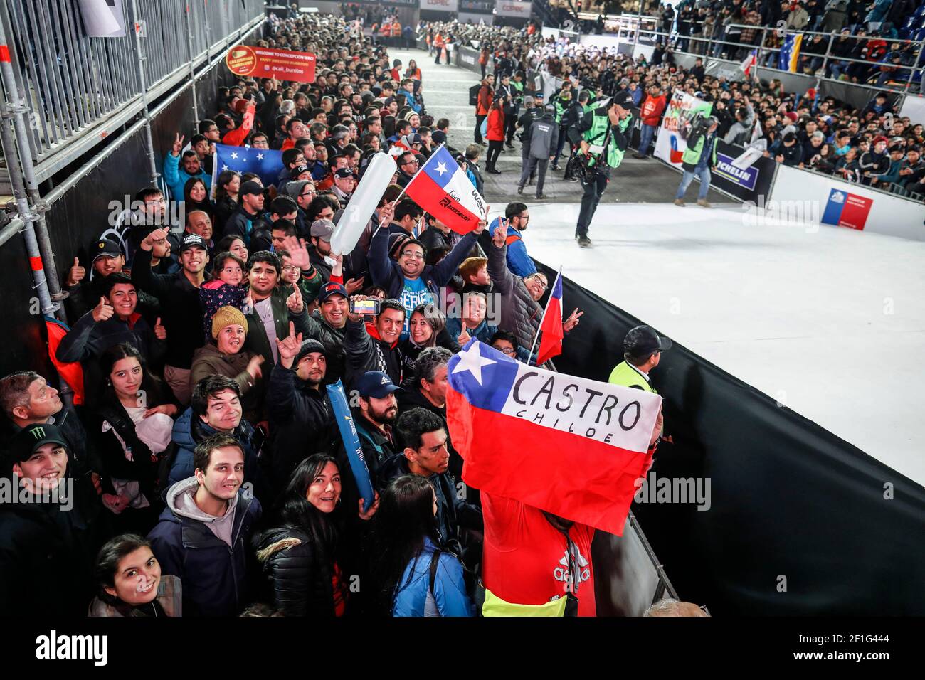 foule, crowd during the 2019 WRC World Rally Car Championship, Rally ...