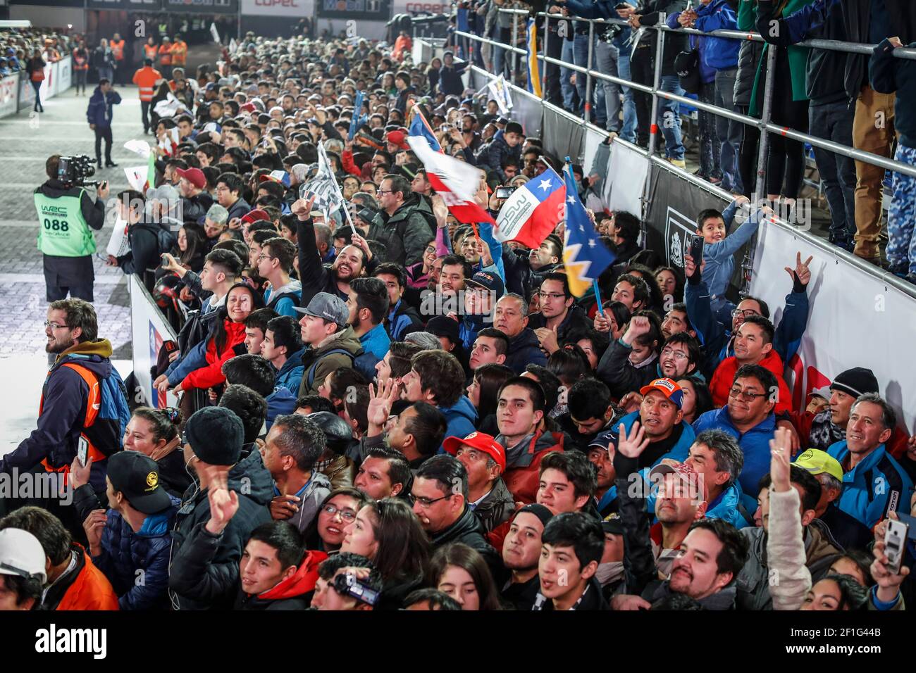 foule, crowd during the 2019 WRC World Rally Car Championship, Rally ...