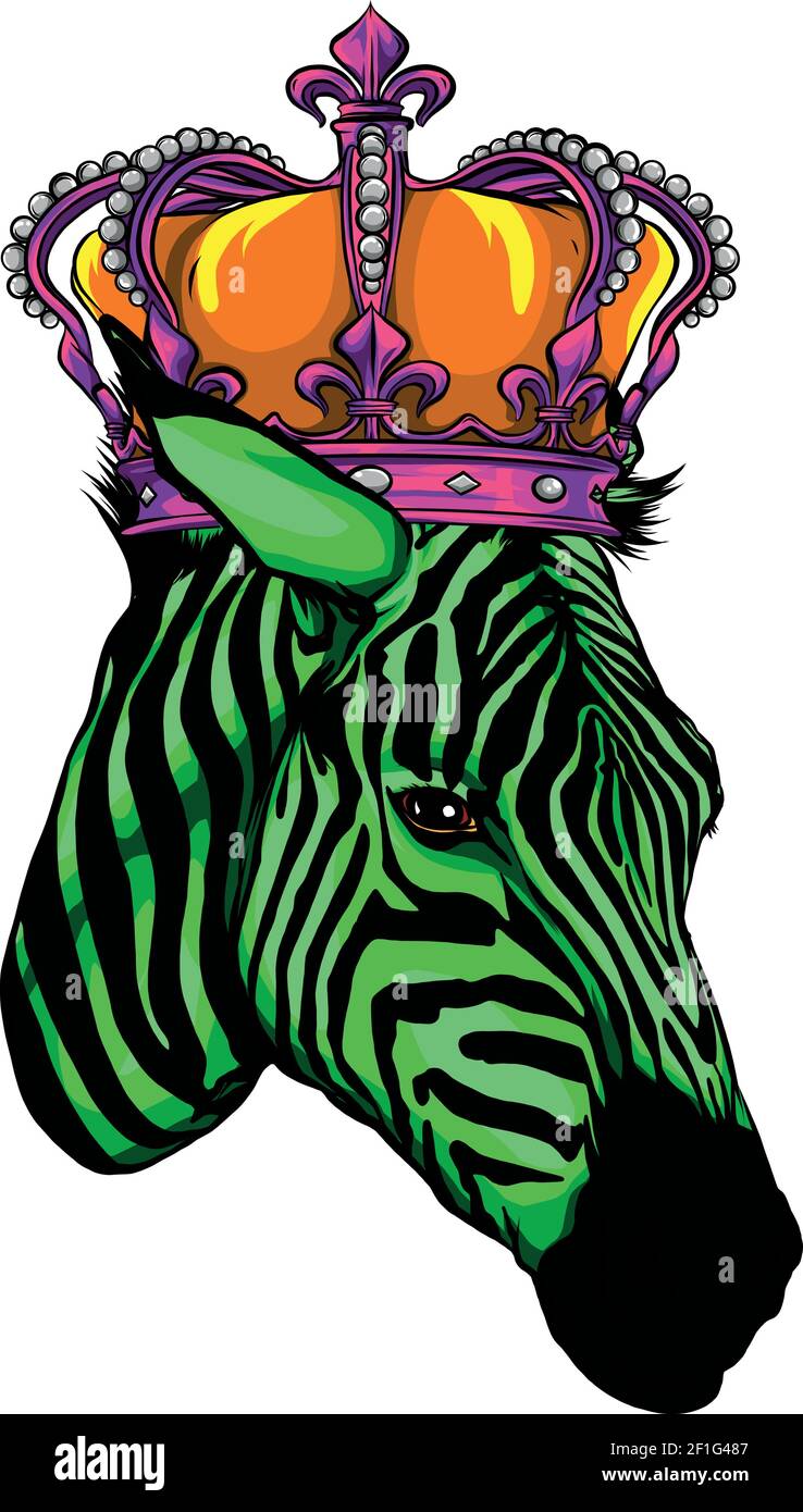 Cartoon head of a zebra Cut Out Stock Images & Pictures - Alamy