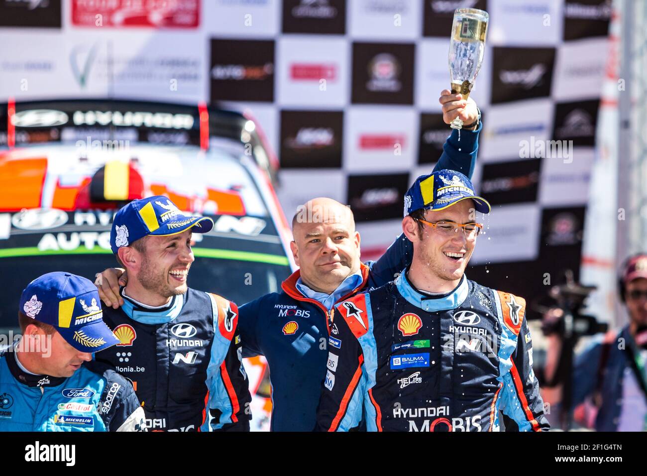 11 HYUNDAI I20, HYUNDAI SHELL MOBIS WRT, portrait, podium during the ...