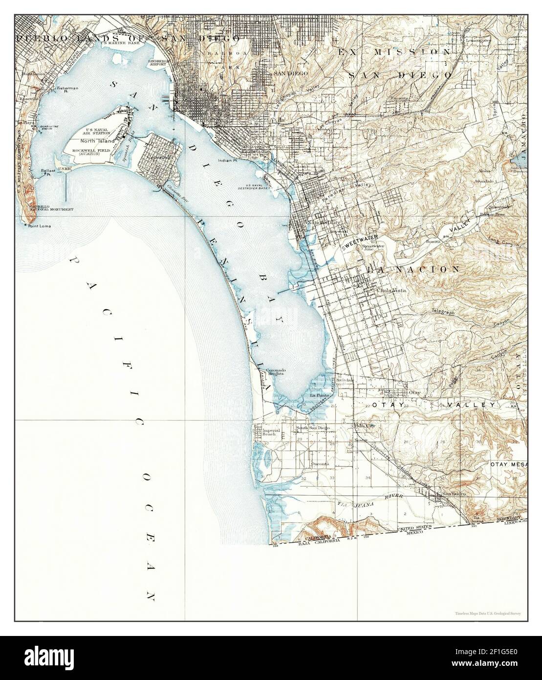 1930 map of california hi-res stock photography and images - Alamy