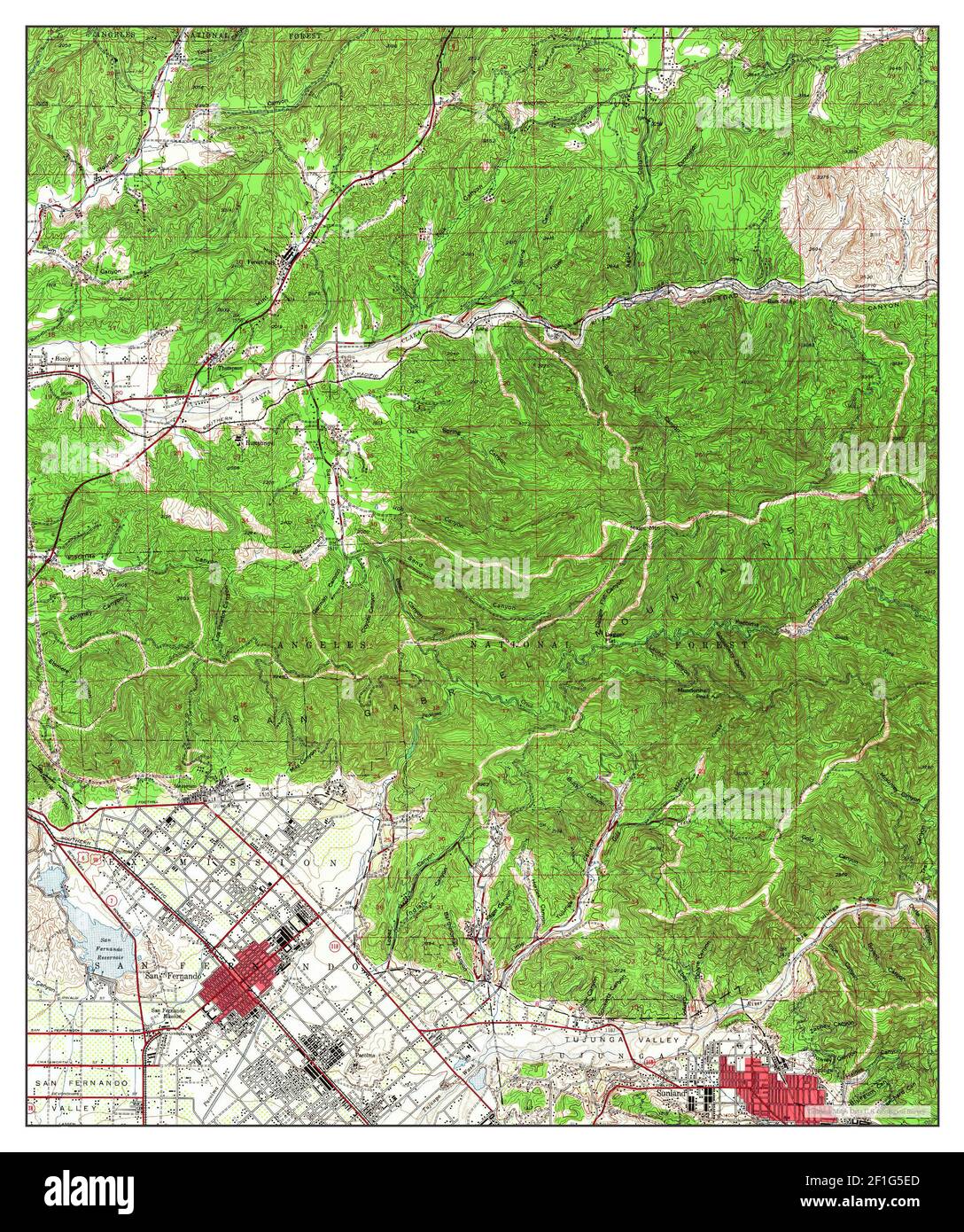 Map of san fernando hi-res stock photography and images - Alamy