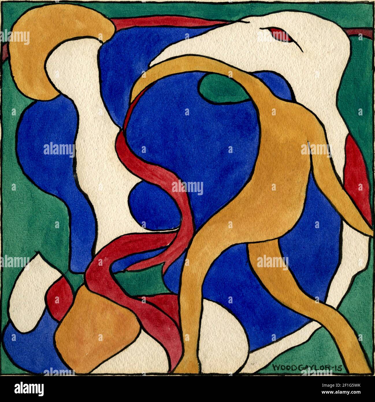 Abstract figure painting hi-res stock photography and images - Alamy